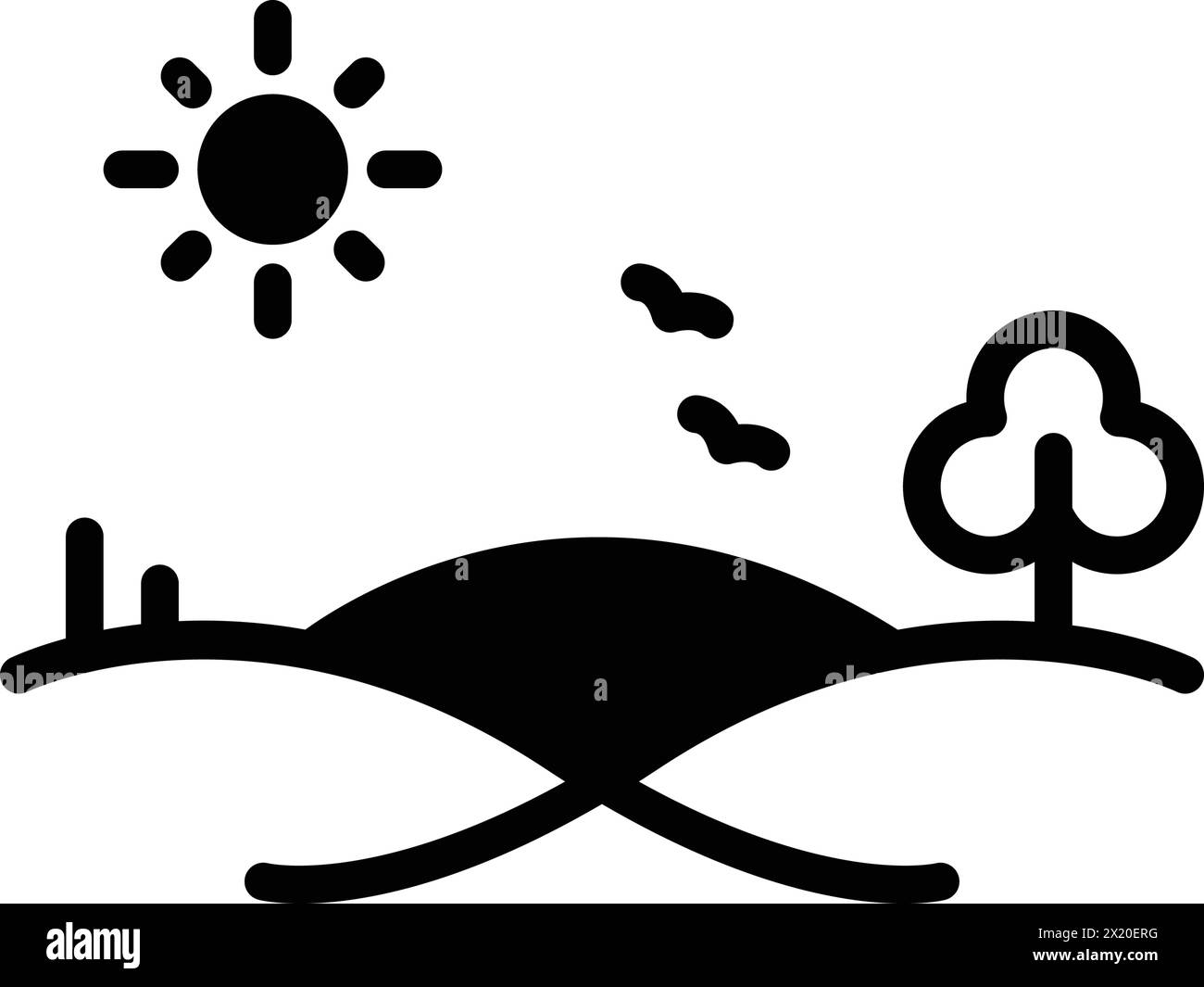 Icon for hill, mountain Stock Vector Image & Art - Alamy