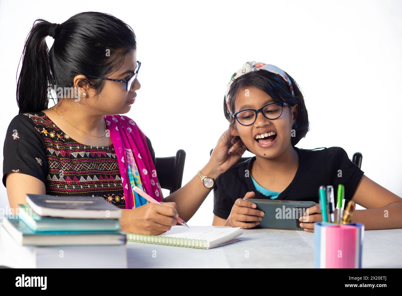 Pulling ear hi-res stock photography and images - Alamy