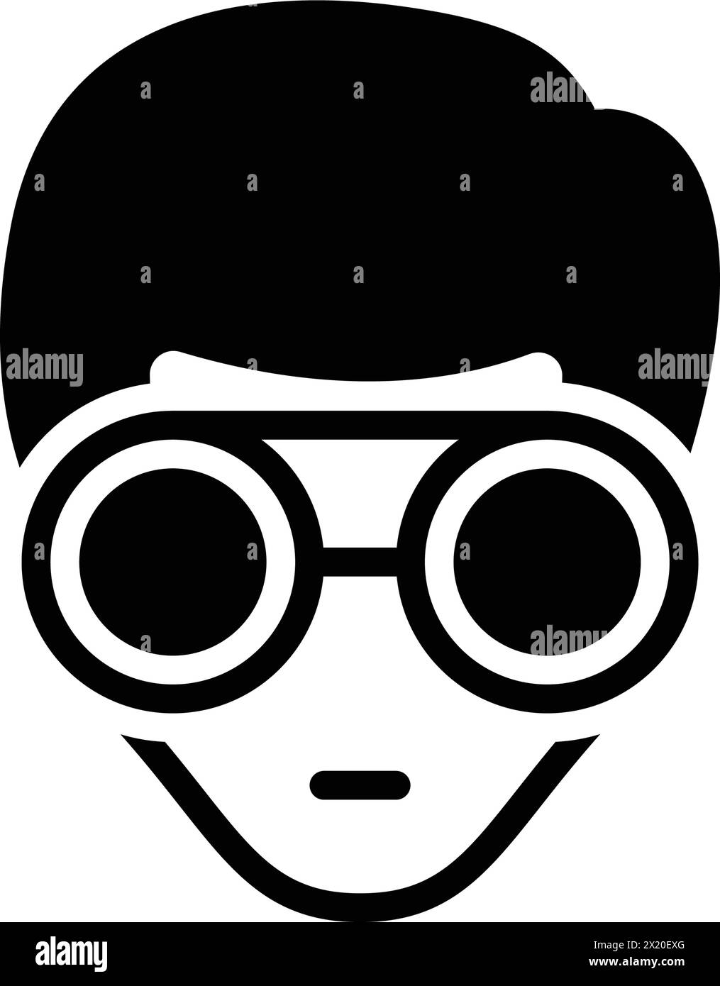 Vr glasses icon over Stock Vector Images - Alamy