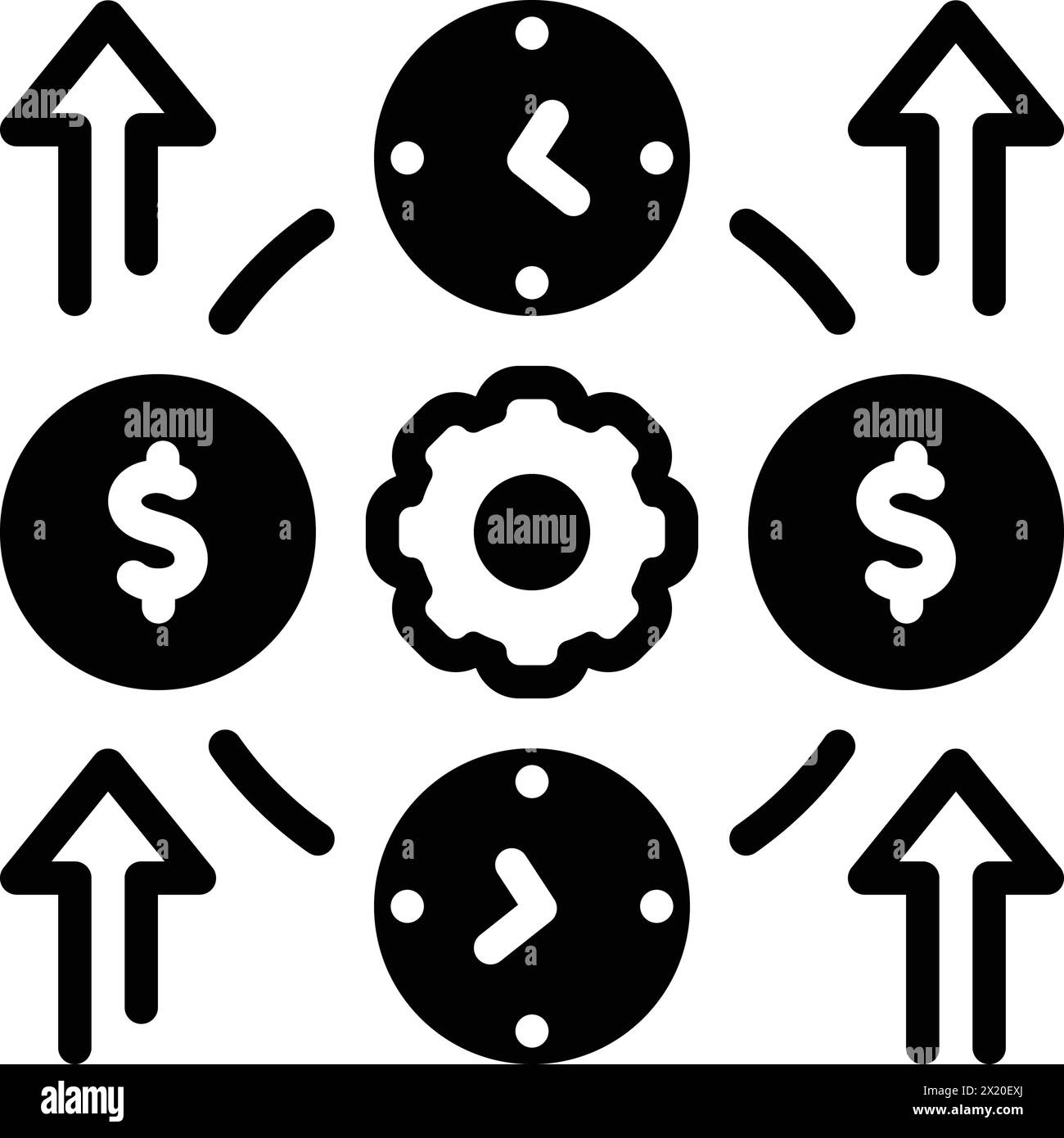 Icon for production efficiency, production Stock Vector Image & Art - Alamy