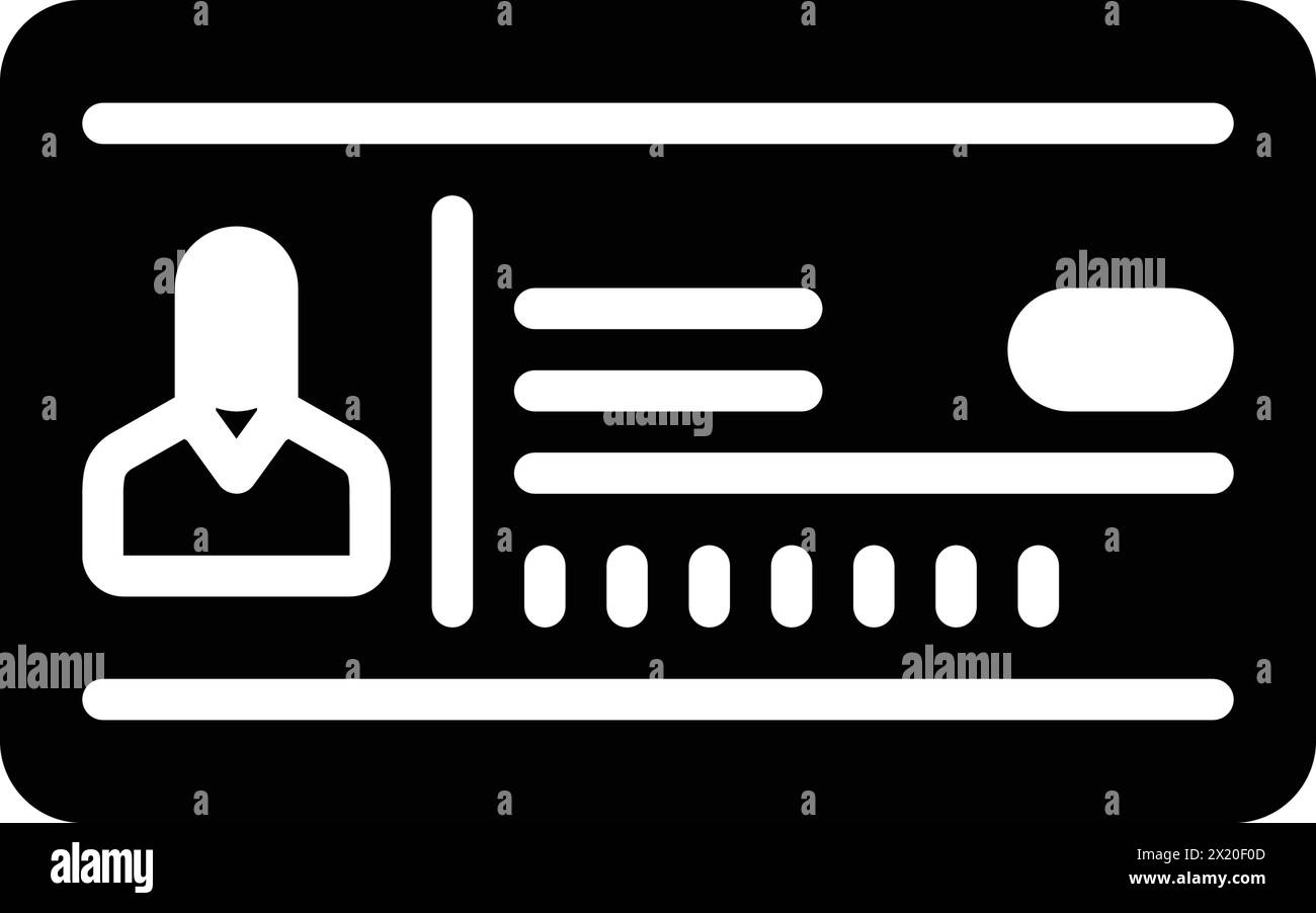 Icon for license, permit Stock Vector Image & Art - Alamy
