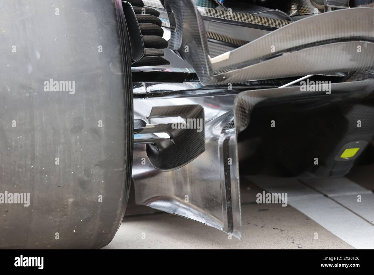 Shanghai, Chine. 19th Apr, 2024. Alpine F1 Team A524, mechanical detail ...