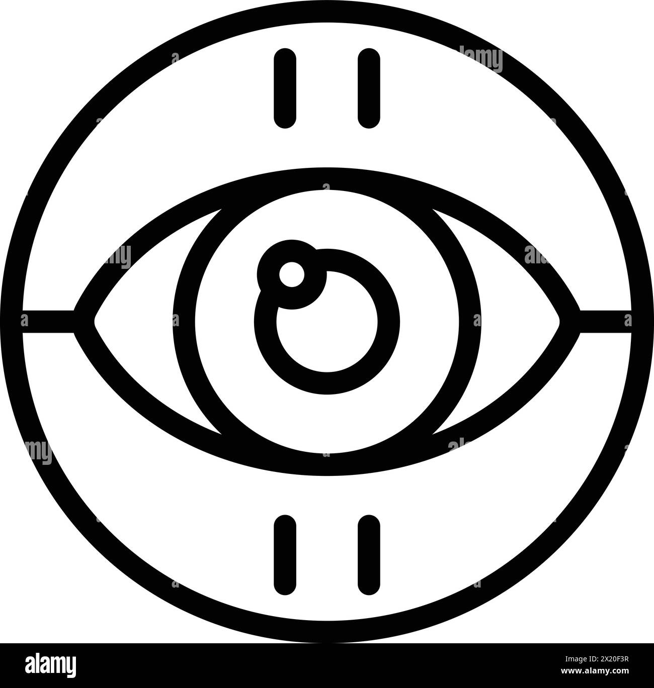 Immersive visual experience icon outline vector. Virtual world visor ...