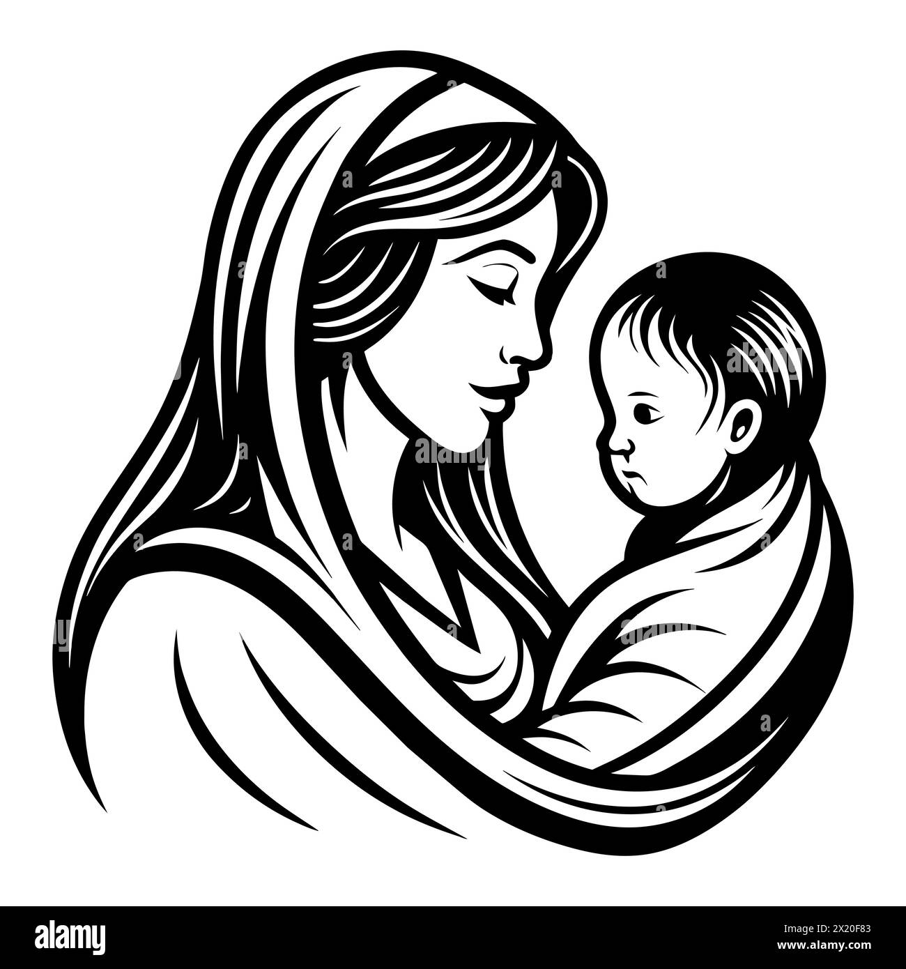 Line happy boy child Black and White Stock Photos & Images - Alamy