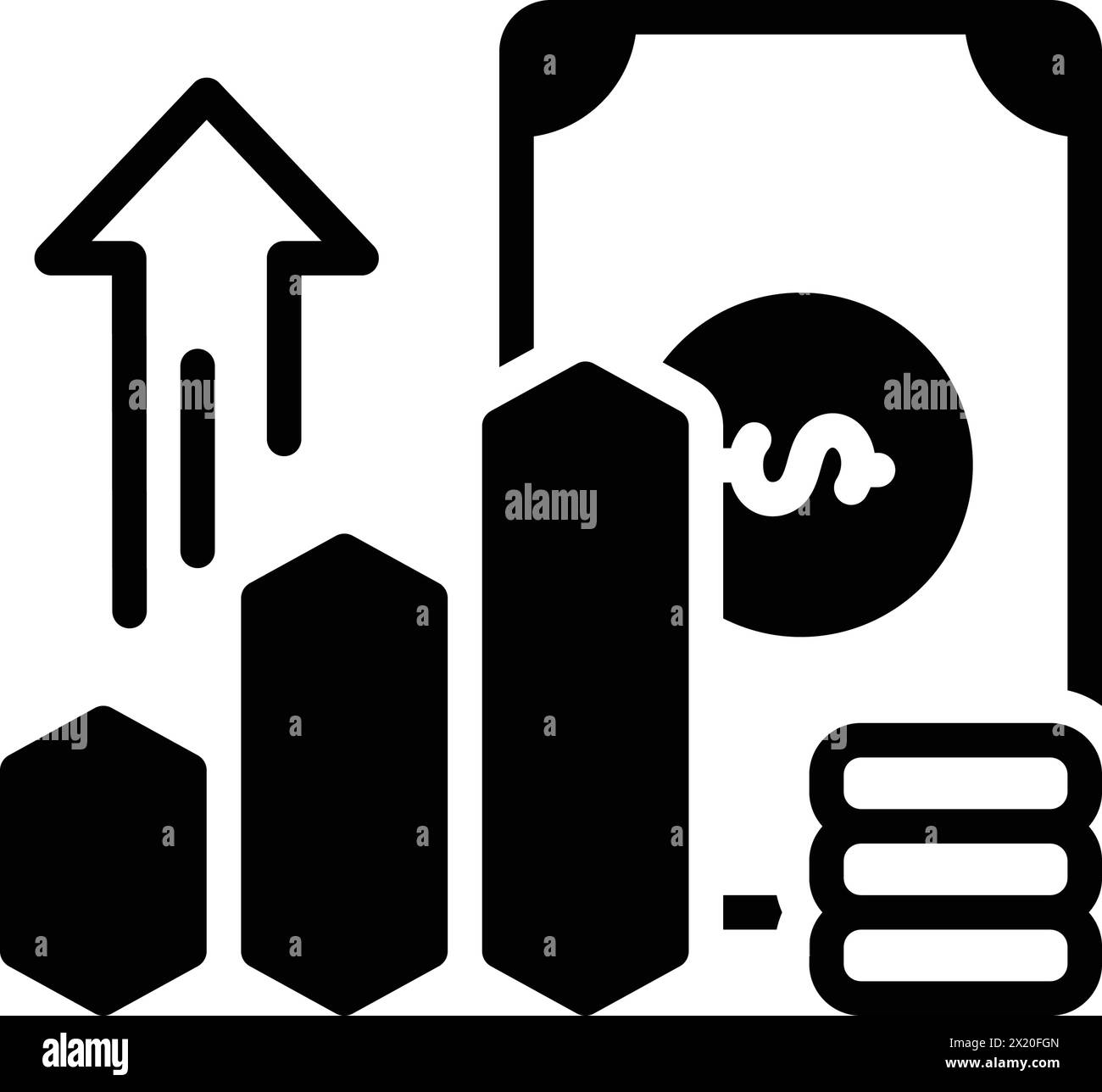 Icon for increase revenue, increase Stock Vector Image & Art - Alamy