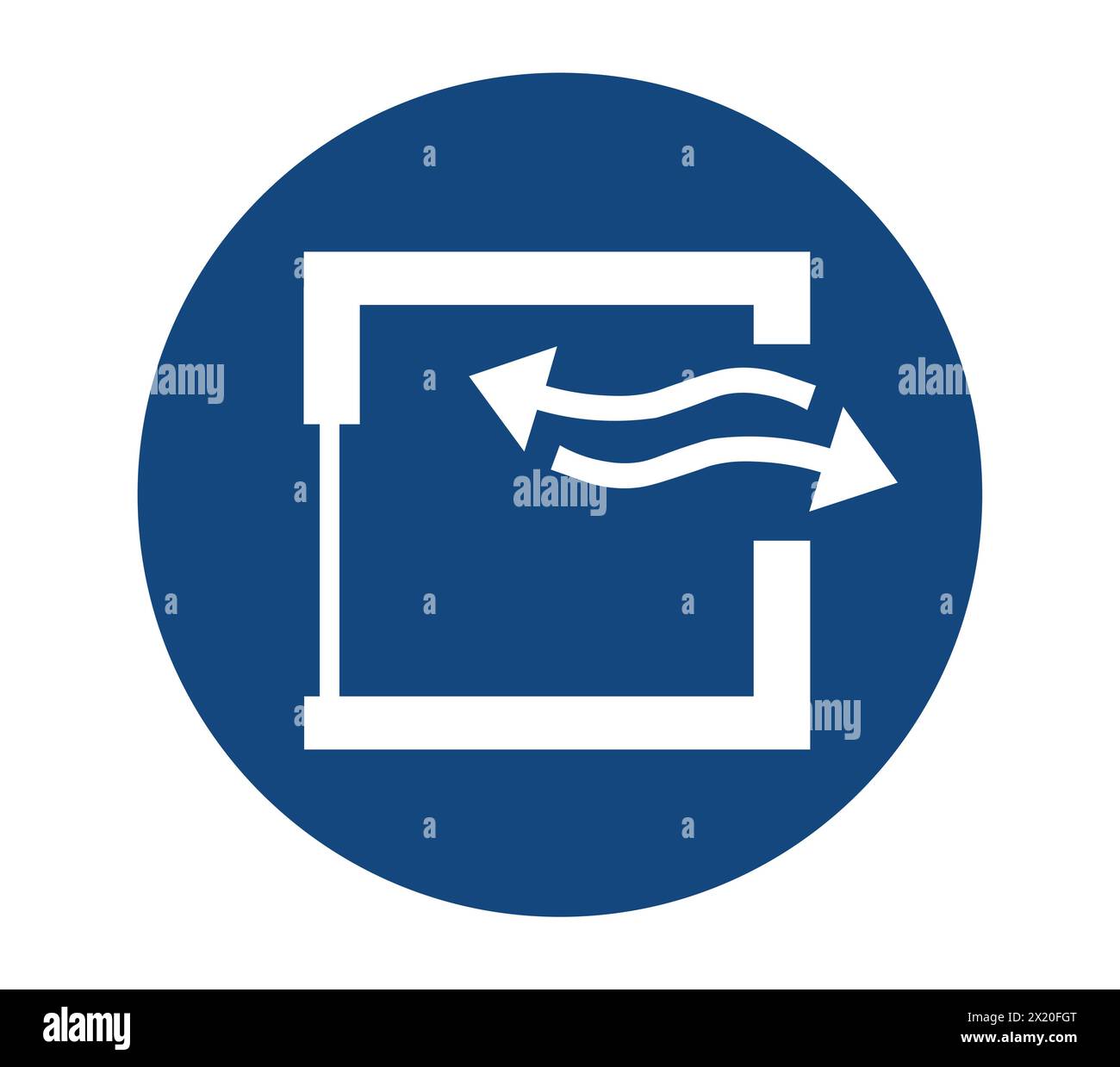 Ensure continuous ventilation symbol Stock Vector Image & Art - Alamy