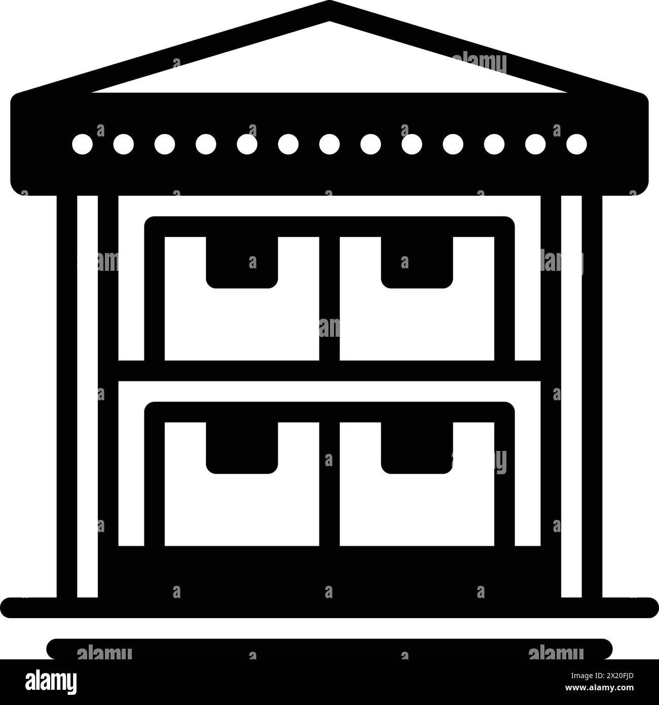 Icon for inventory, warehouse Stock Vector Image & Art - Alamy