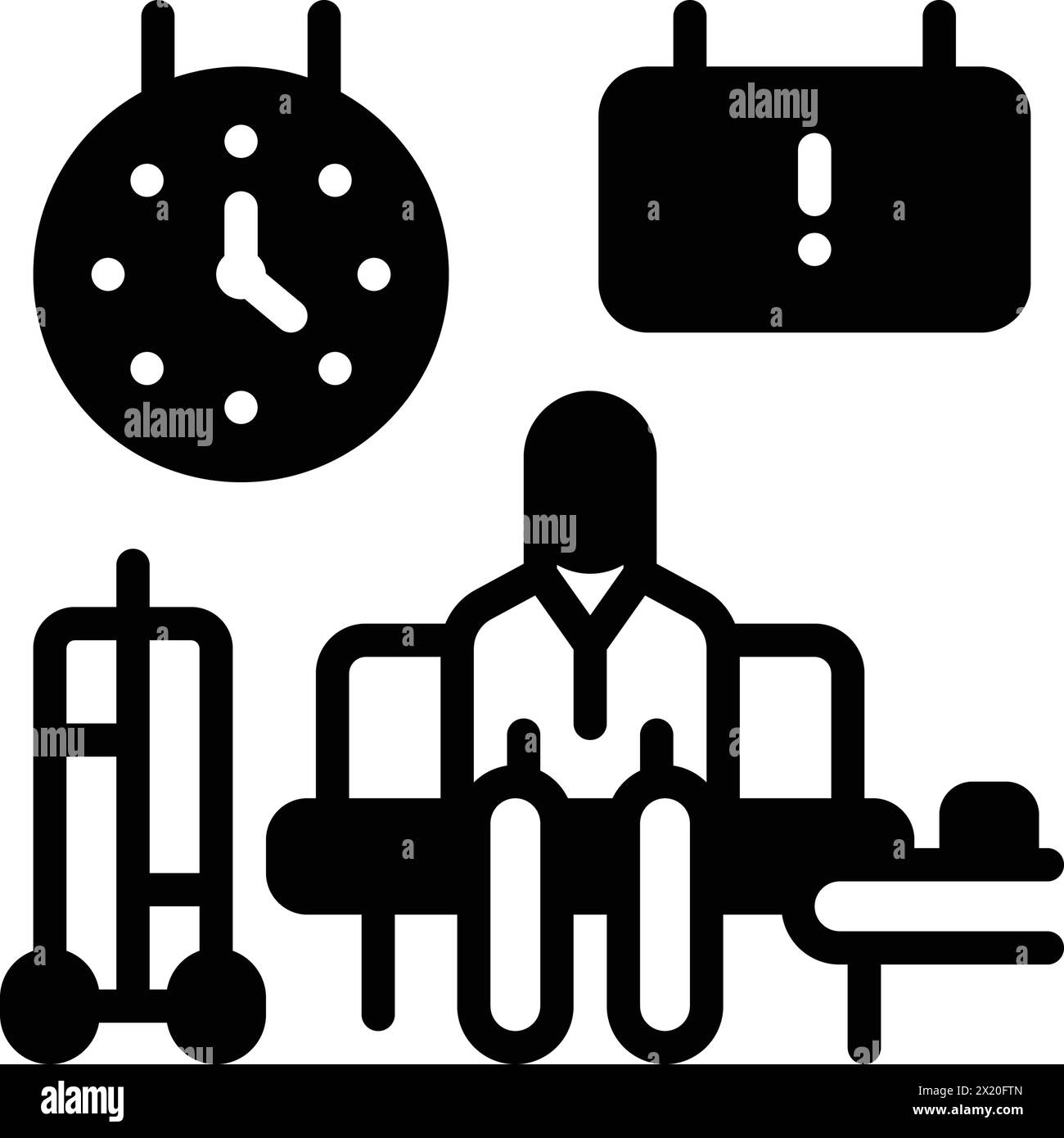 Icon for delay, waiting Stock Vector Image & Art - Alamy