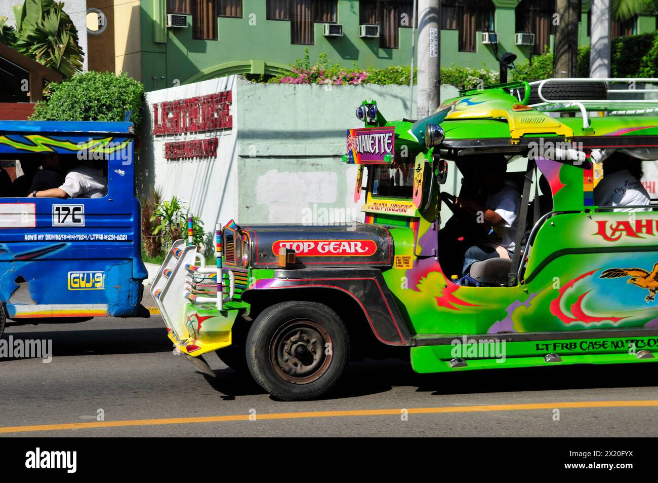 A colorful Jeepney in Cebu City, The Philippines Stock Photo - Alamy