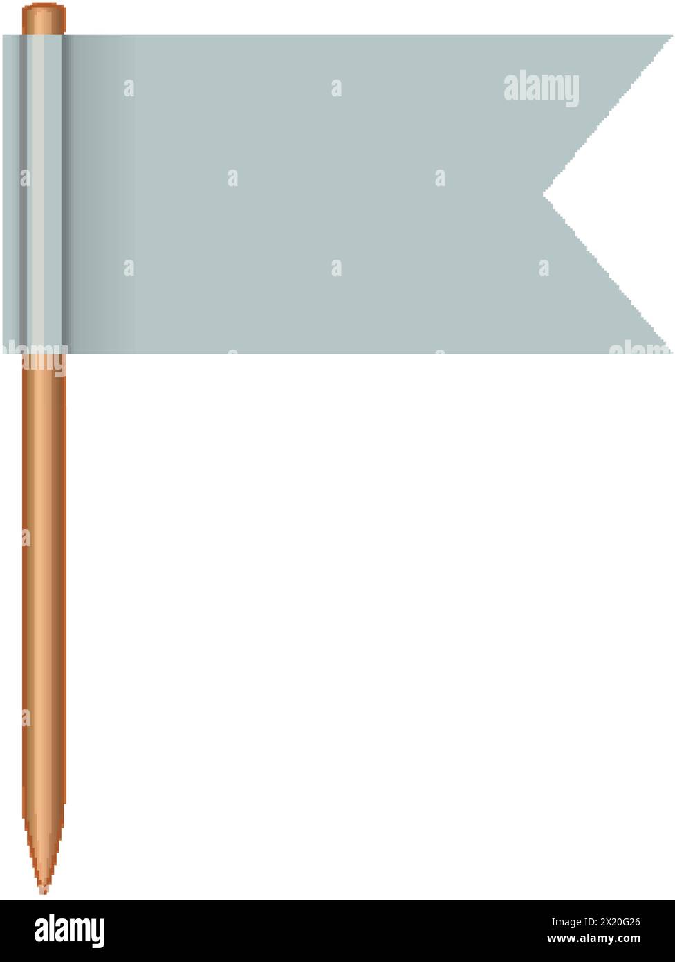 A simple flag design with a wooden pole Stock Vector Image & Art - Alamy