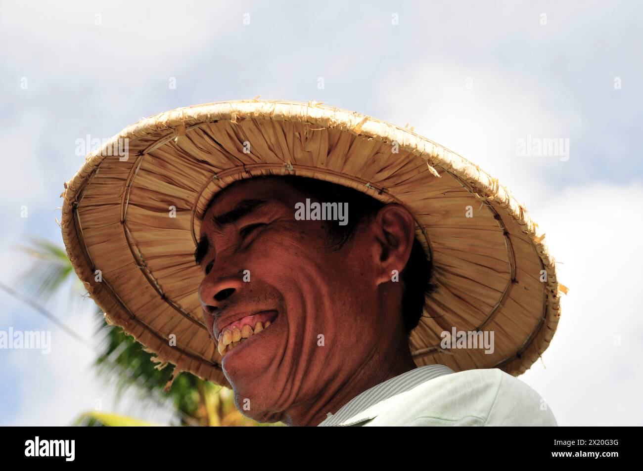 A smiling Filipino man. Malapascua Island, Central Visayas, The ...