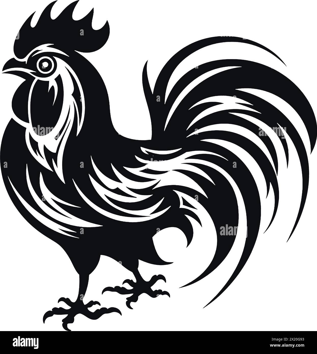Hen vector design Stock Vector Images - Alamy