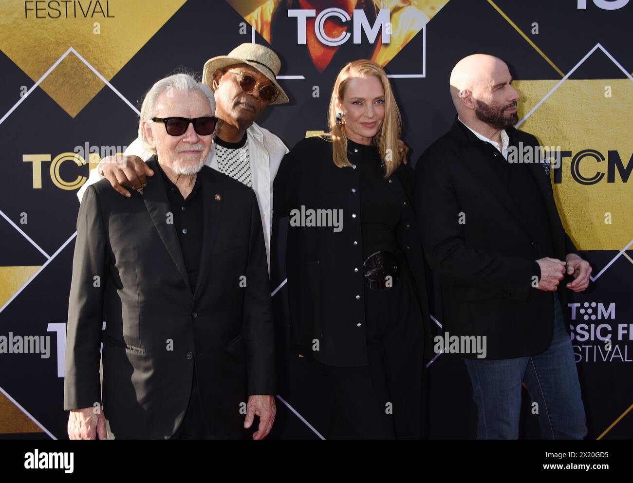 Hollywood, USA. 18th Apr, 2024. Harvey Keitel, Samuel L. Jackson, Uma ...