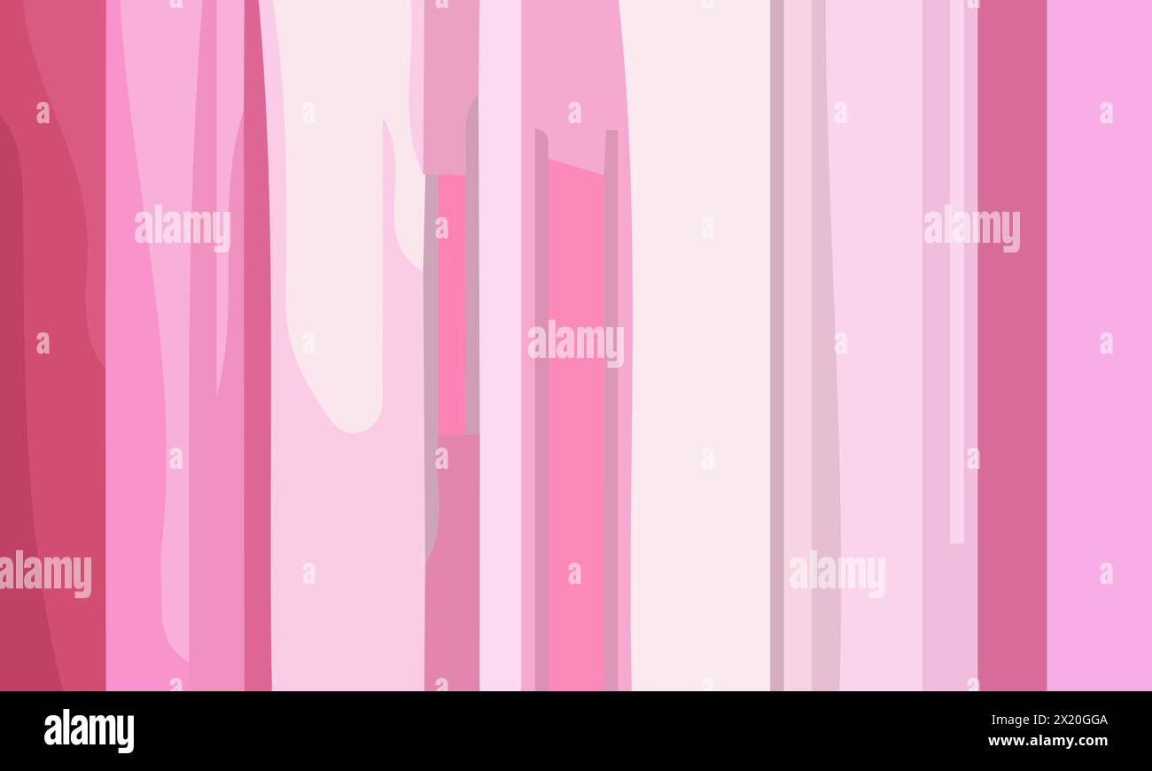 Aesthetic abstract art with a combination of shapes and pink colors ...