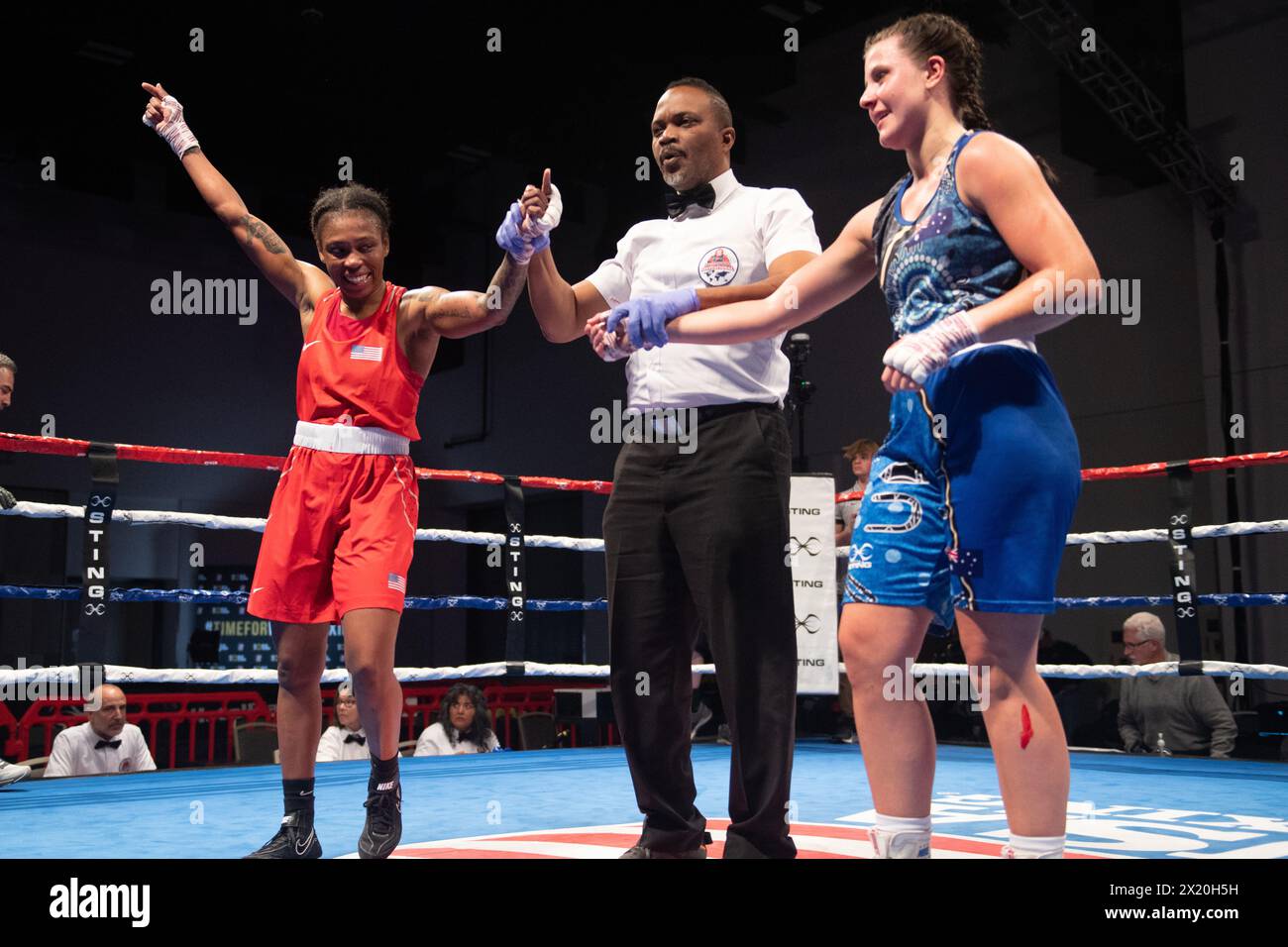 Womens amateur boxing hi-res stock photography and images - Alamy