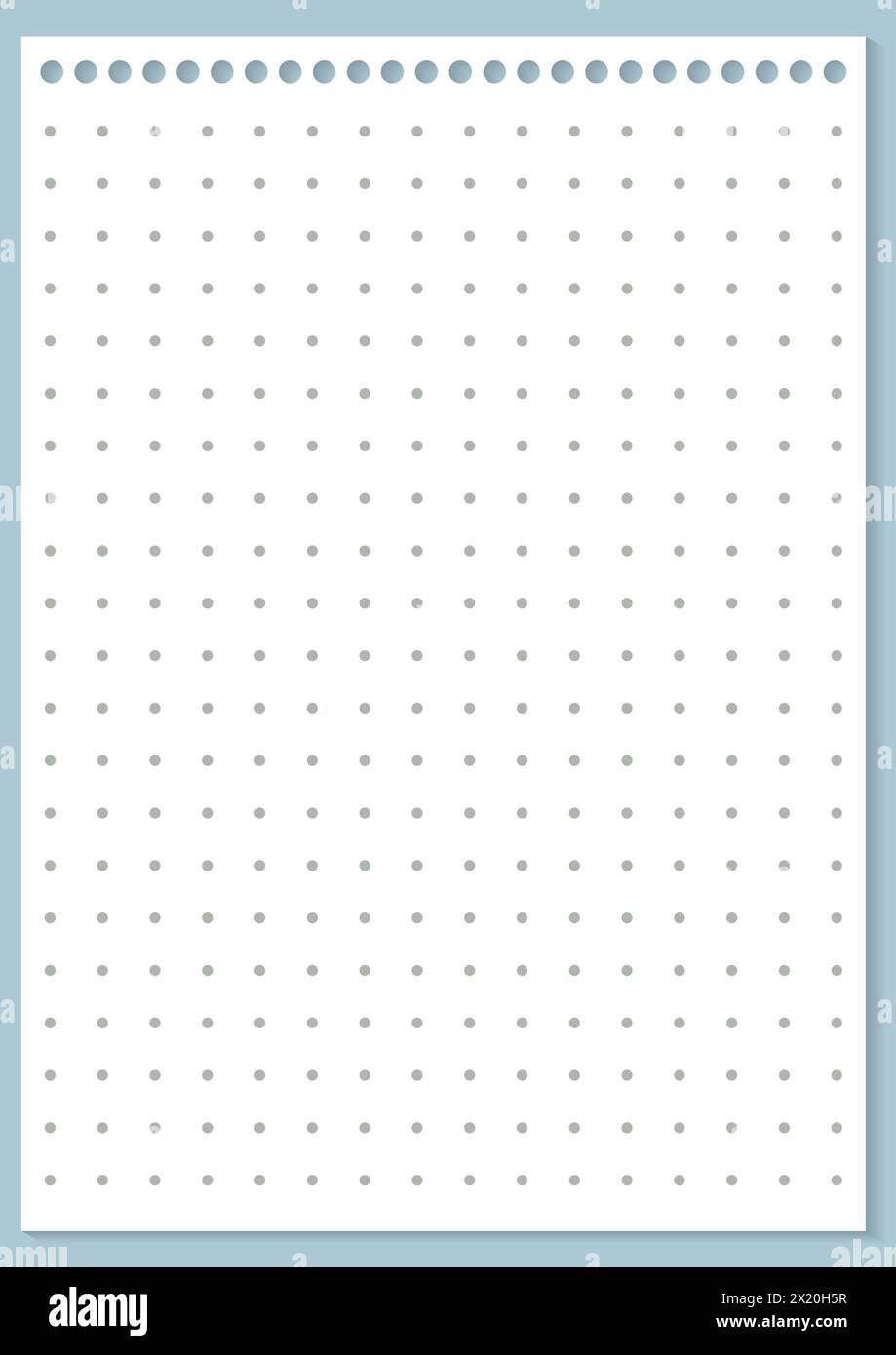 Graph paper. Printable dotted grid paper on white background. Geometric ...