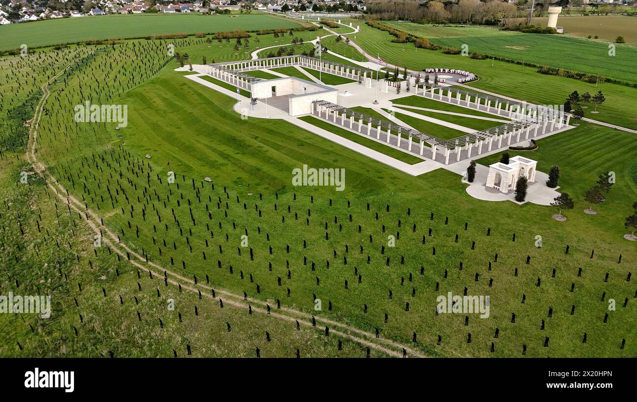 A view of the Standing with Giants silhouettes which create the For ...