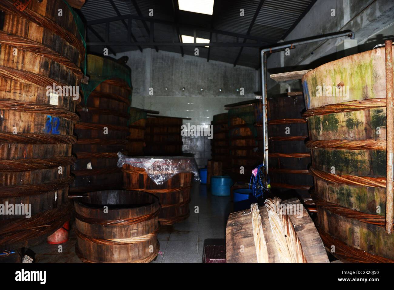 Vietnam fish sauce factory hi-res stock photography and images - Alamy