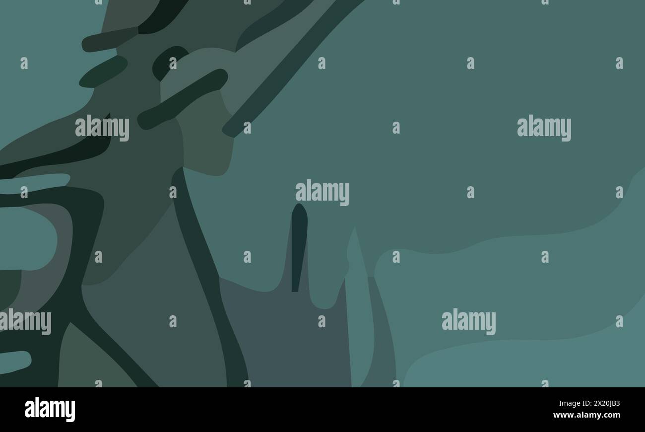 Aesthetic abstract composition with much unique combination of shapes ...