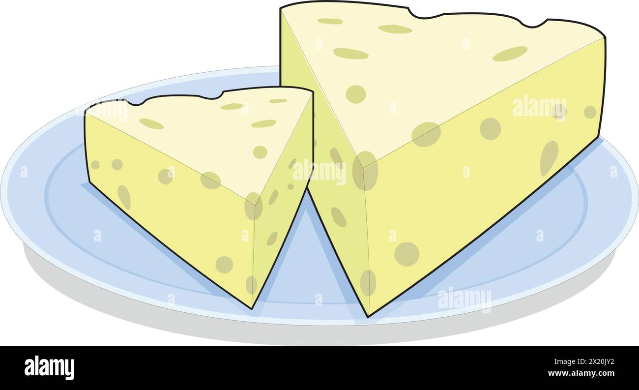 Cheese vector illustration Stock Vector Image & Art - Alamy