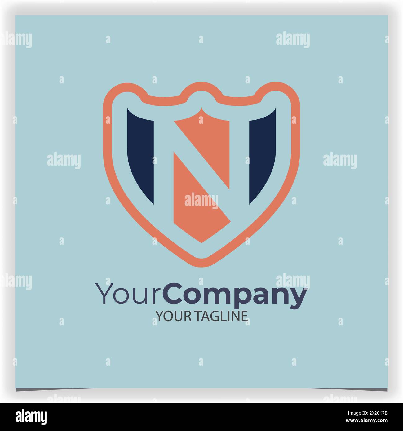 Vector abstract shield logo design template Stock Vector Image & Art ...