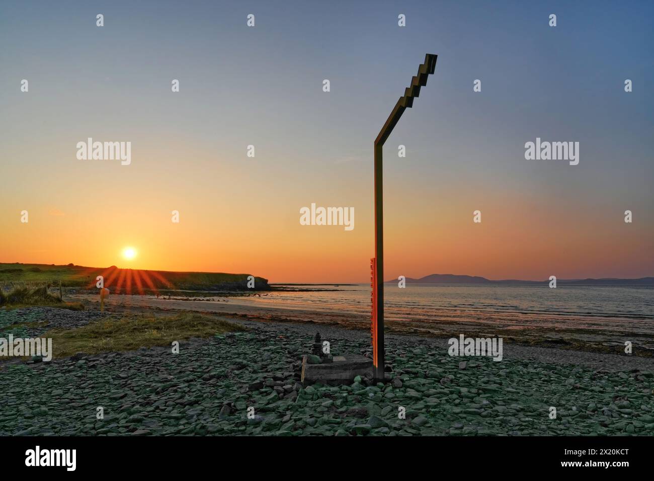 Ireland, County Sligo, Streedagh Beach, sunset Stock Photo - Alamy