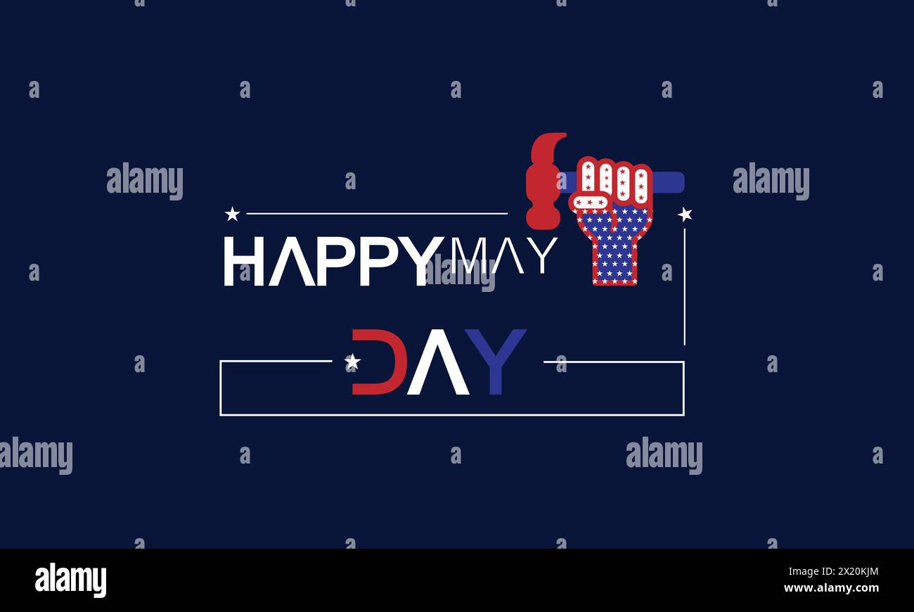 Creative to Design May Day Illustration Stock Vector Image & Art - Alamy