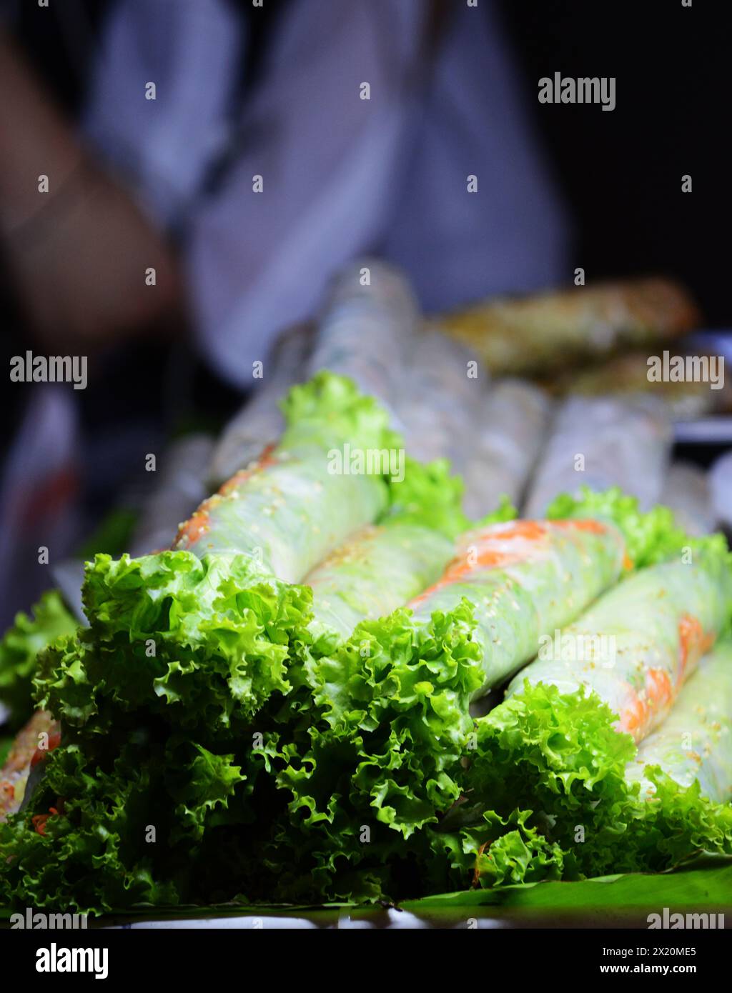 Vietnamese rice paper roll hi-res stock photography and images - Alamy