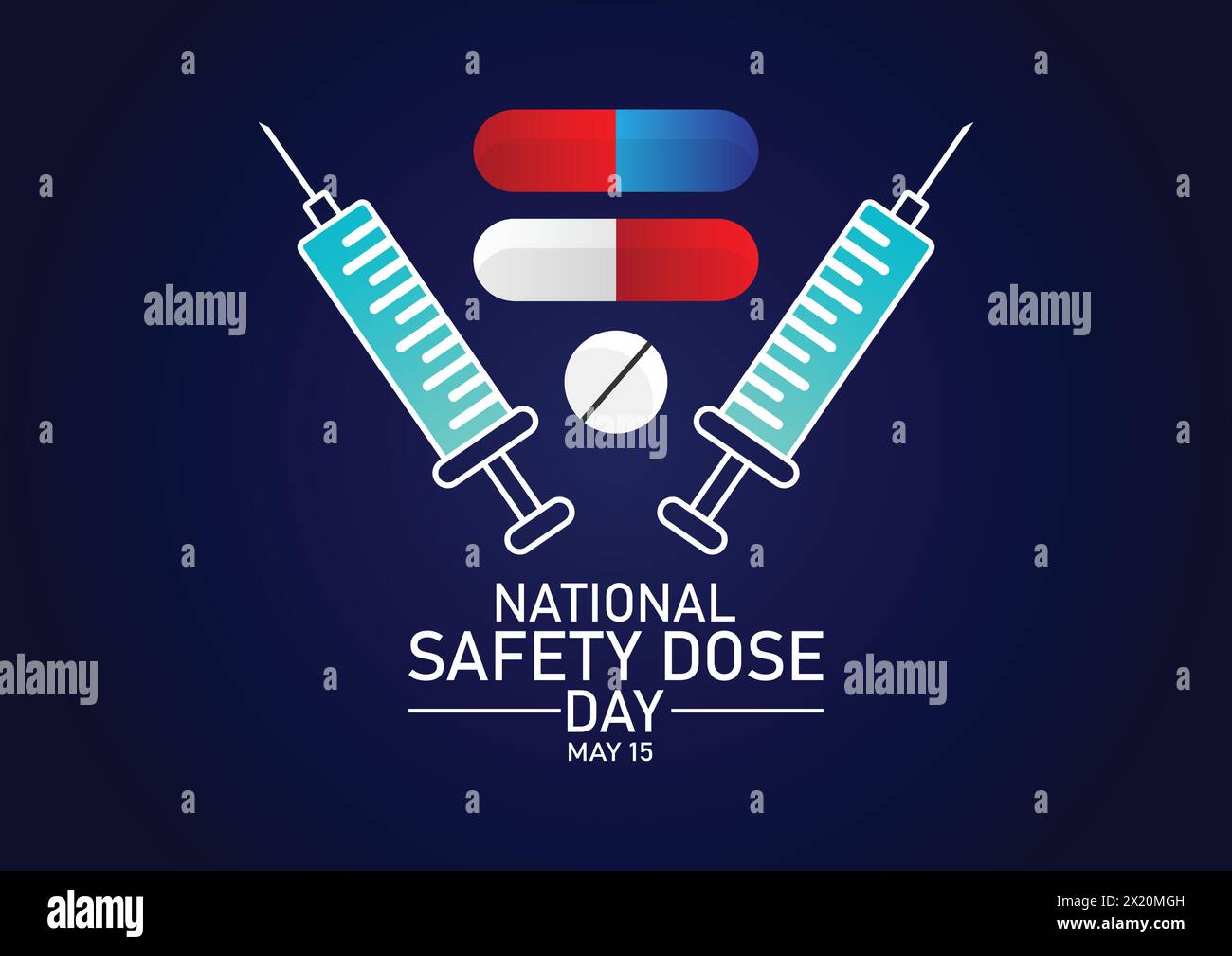 National Safety Dose Day. May 15. Holiday concept. Template for ...