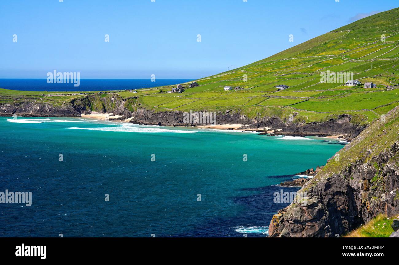 Ireland, County Kerry, Dingle Peninsula, Blasket's View, Slea Head ...