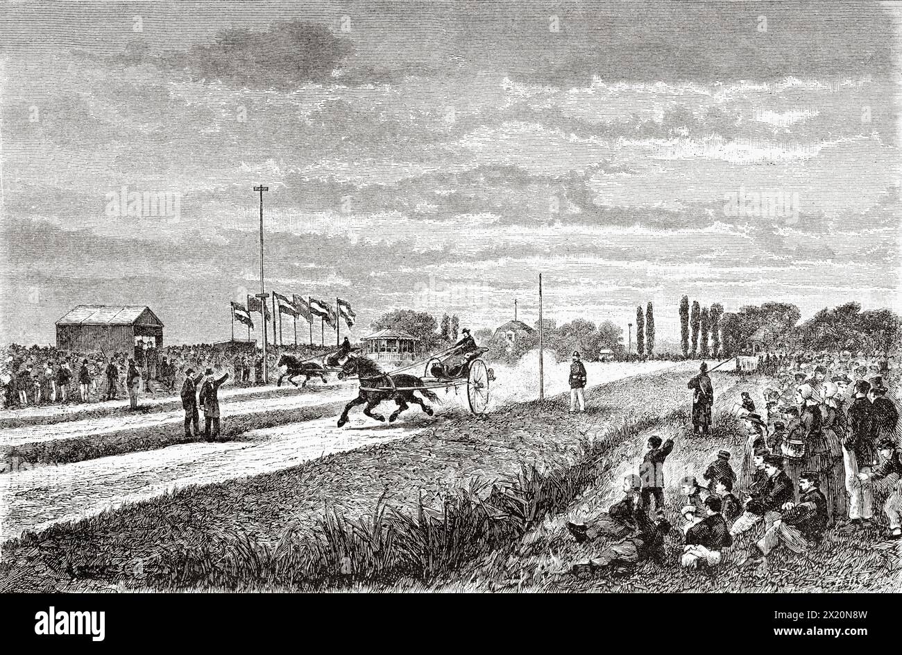 Horse race track 1800s hi-res stock photography and images - Alamy
