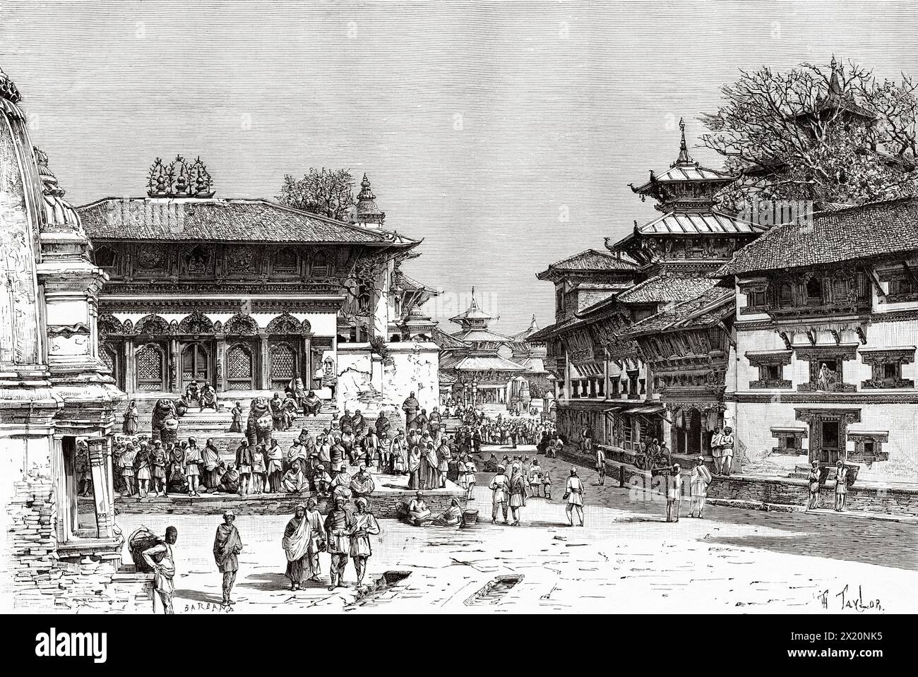 Royal Palace Complex. Durbar Square of Patan, Lalitpur, Kathmandu ...