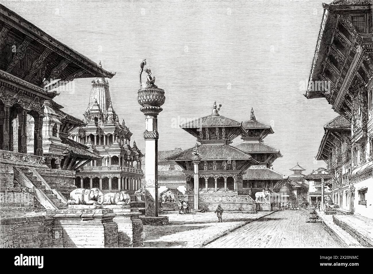 Patan Royal Palace Complex, Durbar Square of Patan, Lalitpur, Kathmandu ...