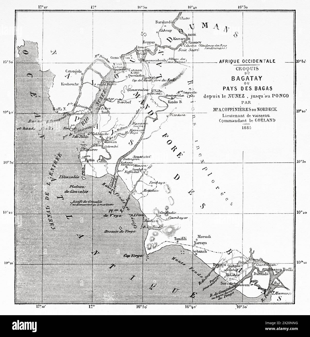 Colonial africa map 1885 hi-res stock photography and images - Alamy