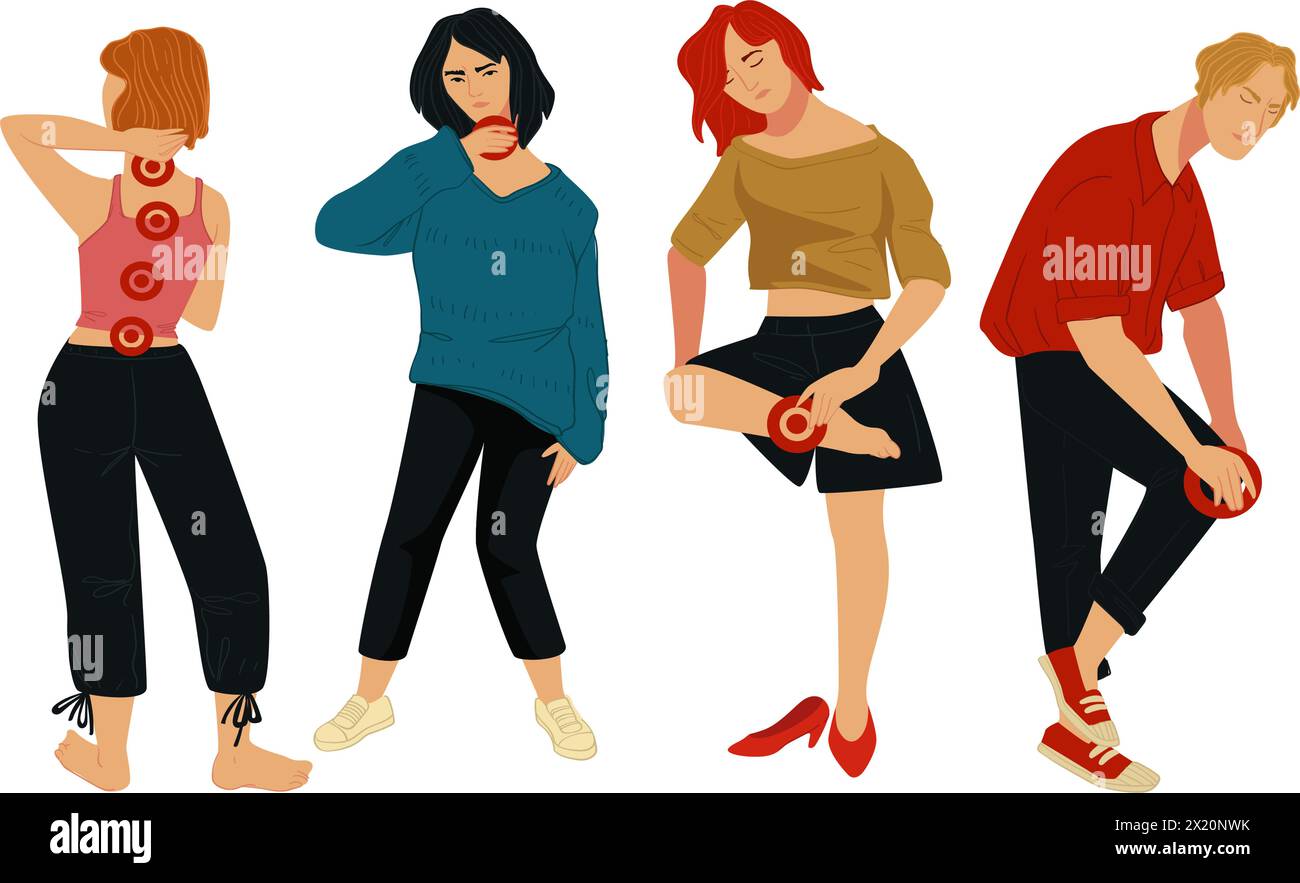 Expressive poses Stock Vector Images - Alamy