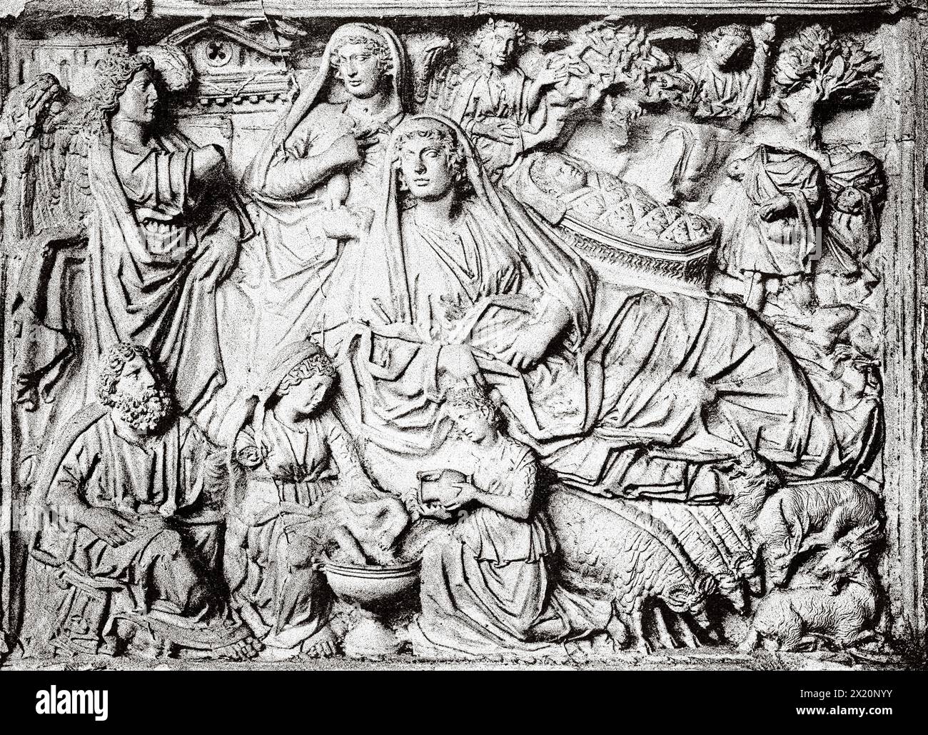 Chair of the Annunciation and Nativity made by Nicola Pisano in 1260 ...