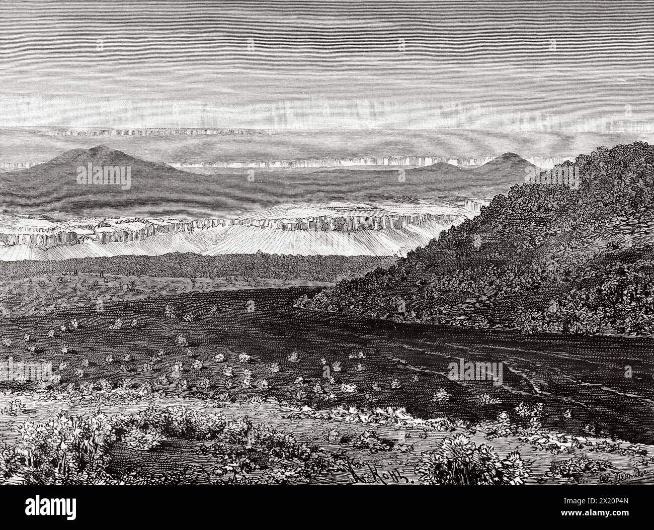 Mount Trumbull Wilderness, Arizona. United States. Drawing by Albert ...