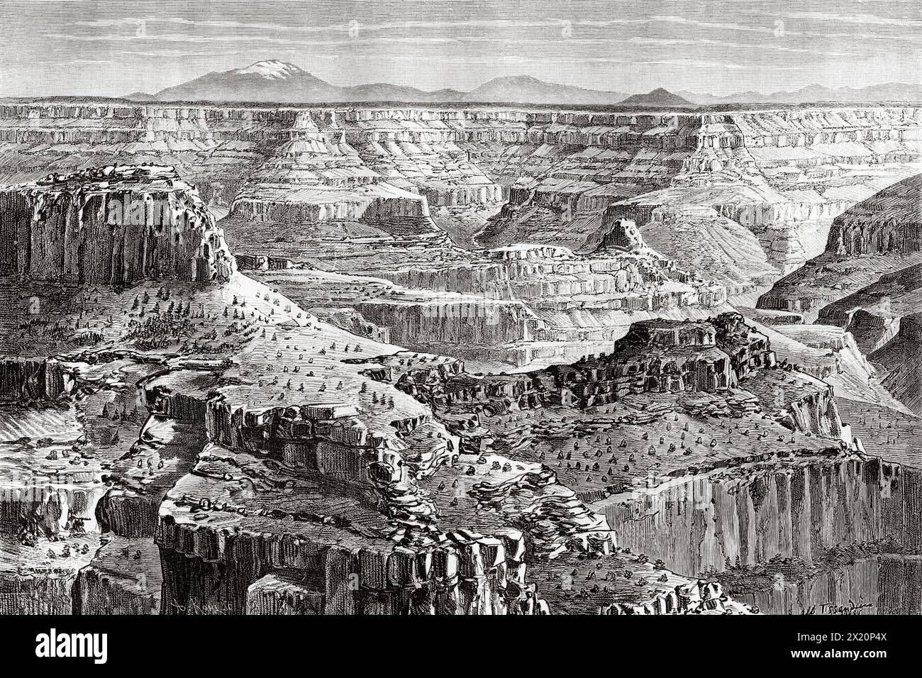 Utah landscape drawing hi-res stock photography and images - Alamy