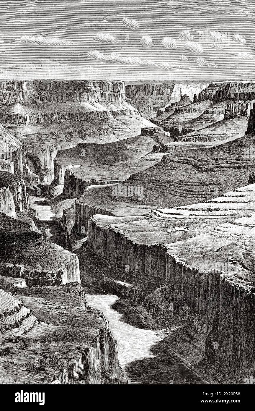 Marble Canyon National Park, Arizona. United States. Drawing by Albert ...