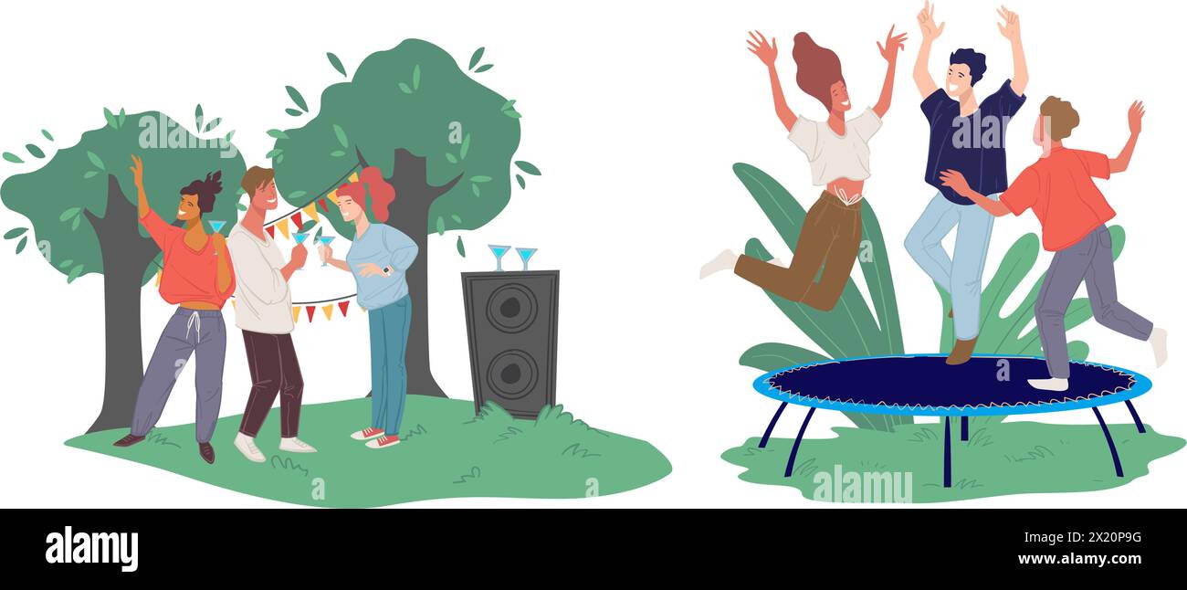 Outdoor event drinks Stock Vector Images - Alamy