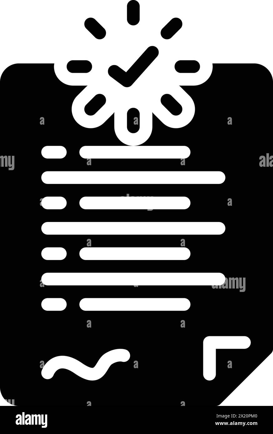 Icon for validate, approve Stock Vector Image & Art - Alamy