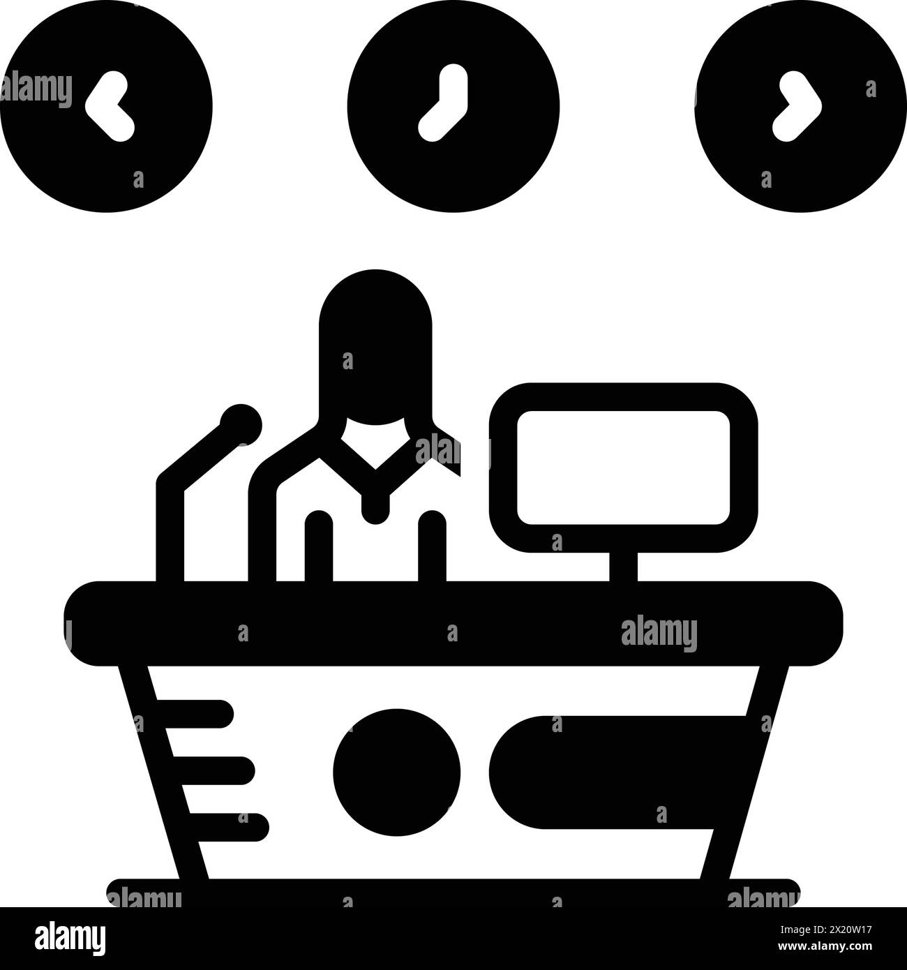 Icon for information desk, information Stock Vector Image & Art - Alamy