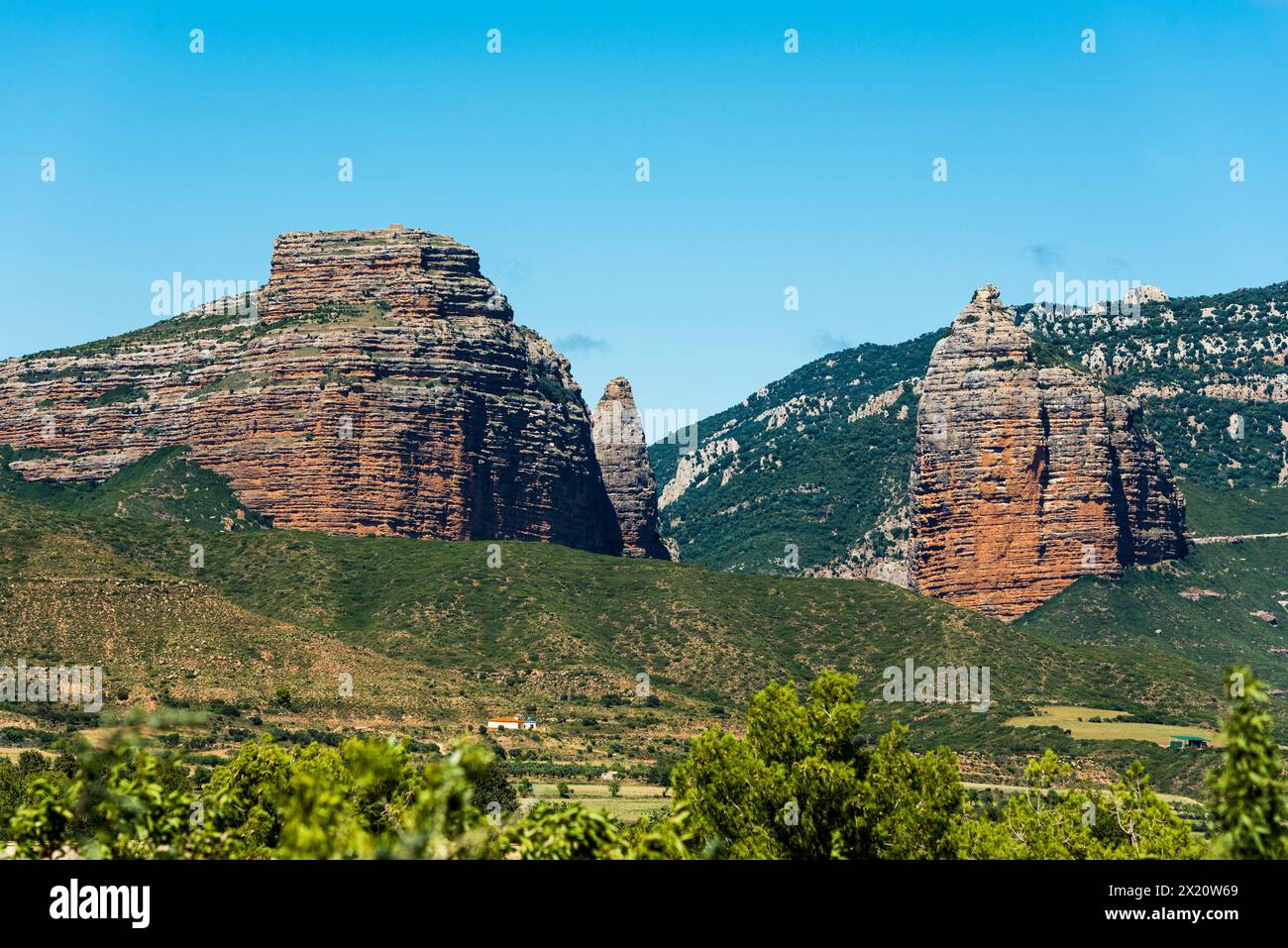 Canyon, Salto de Roldán, Huesca, Aragon, Pyrenees, Spain Stock Photo ...