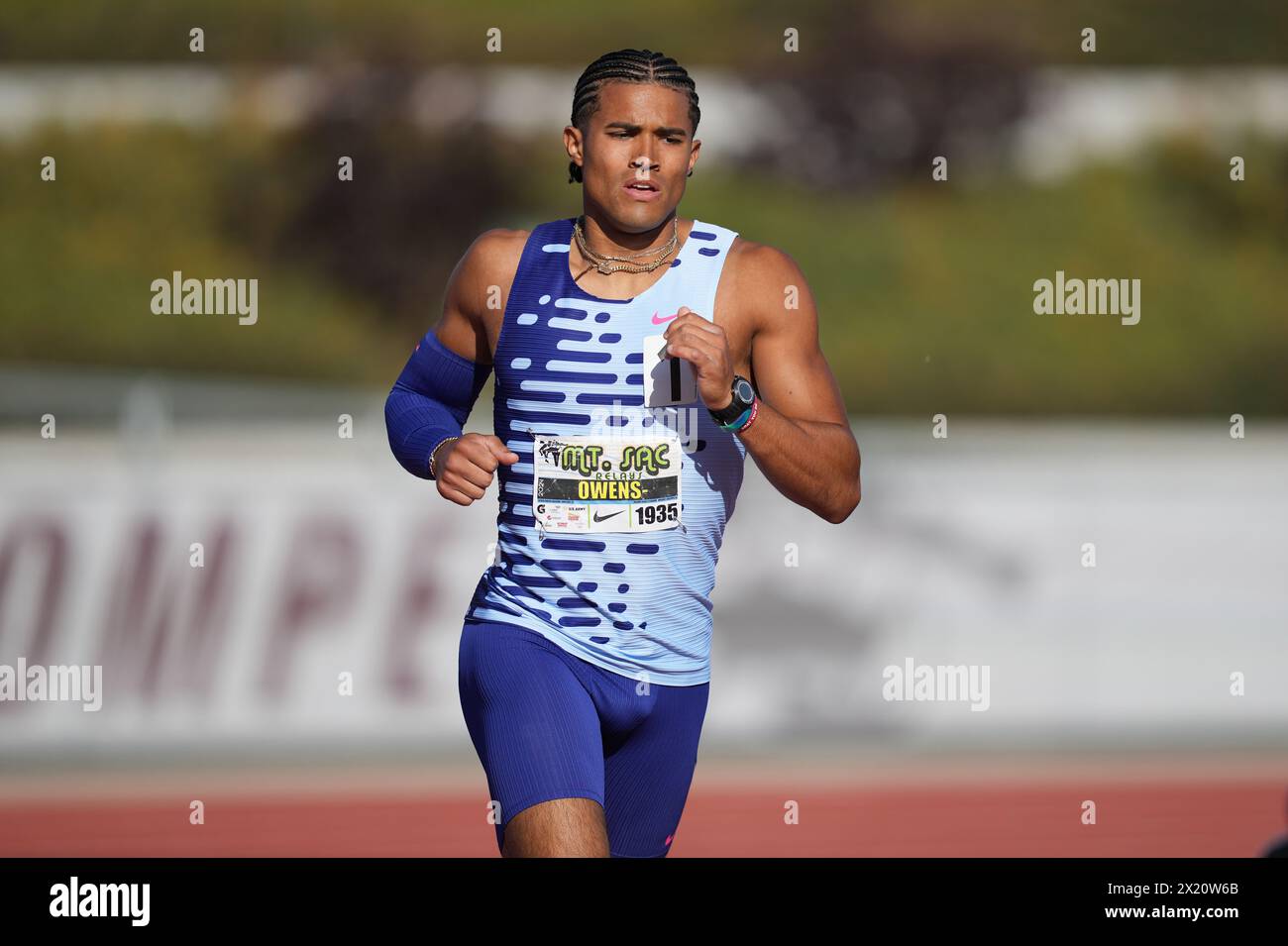 Ayden Owens-Delerme runs in the decathlon 1,500m during the 64th Mt ...