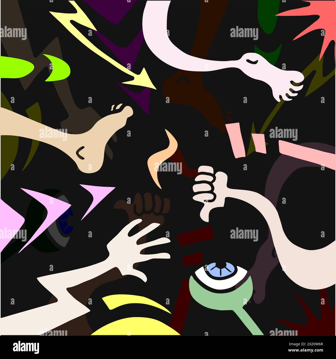 Collage effect Stock Vector Images - Alamy