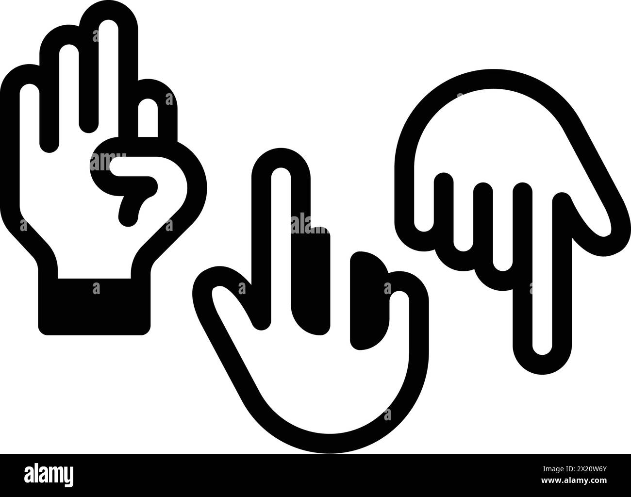 Icon for sign language, sign Stock Vector Image & Art - Alamy