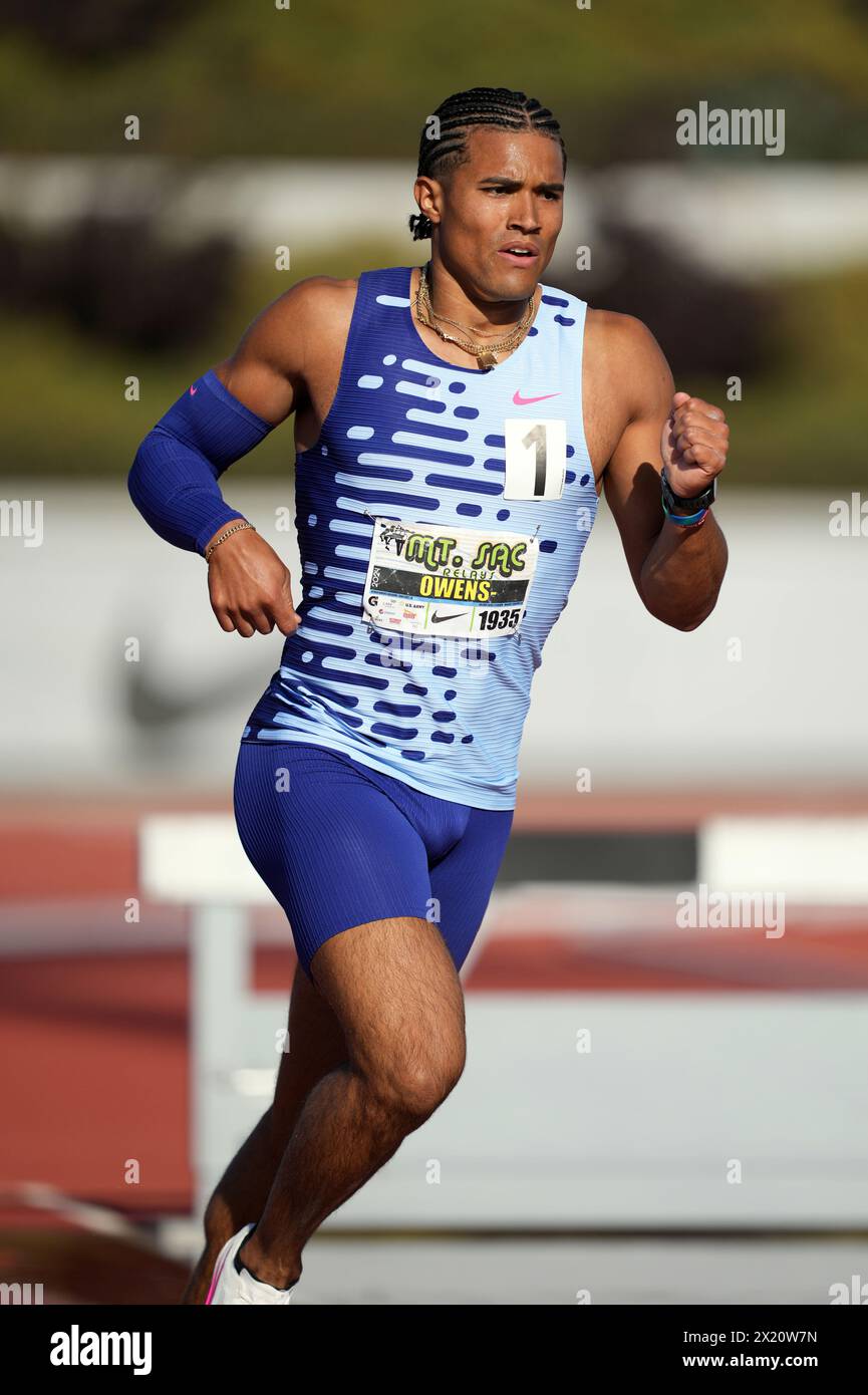 Ayden Owens-Delerme runs in the decathlon 1,500m during the 64th Mt ...