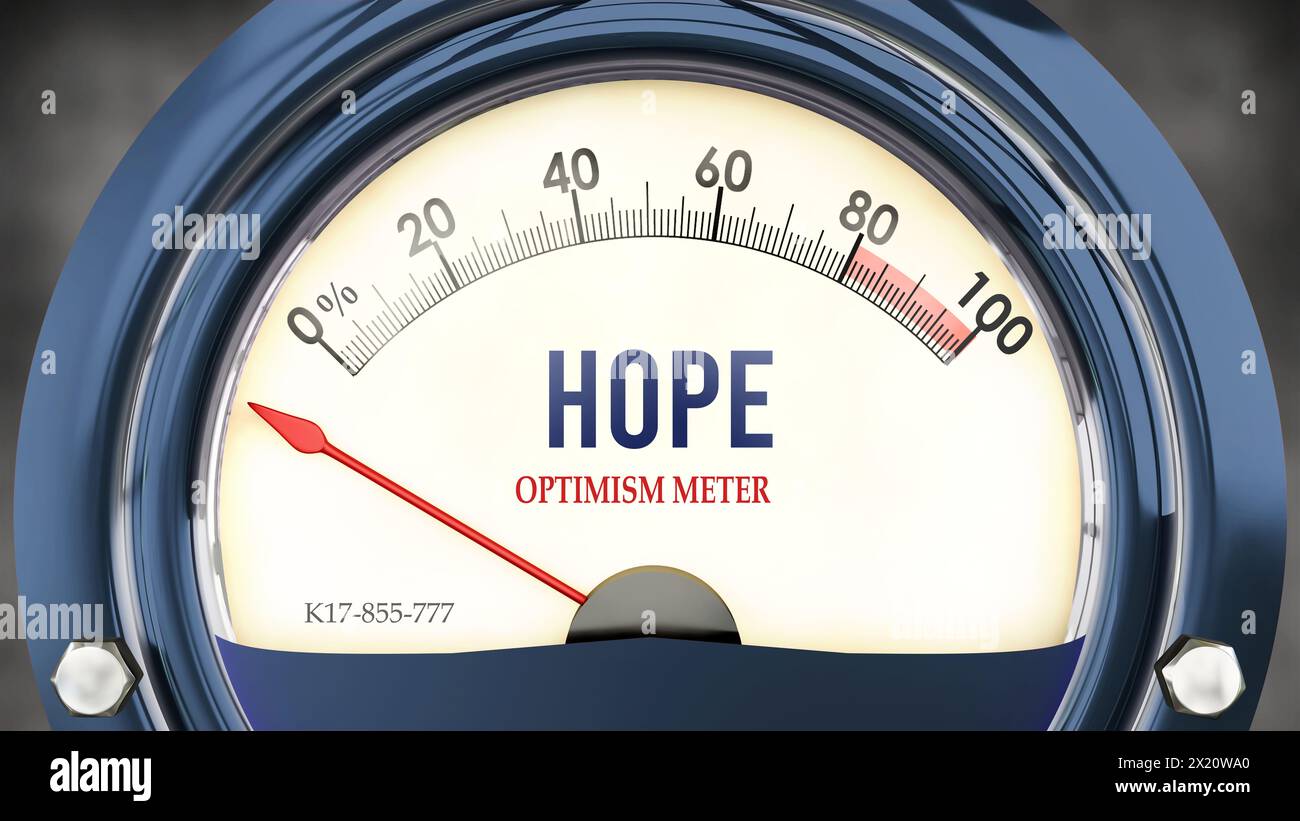 Optimism meter hi-res stock photography and images - Alamy