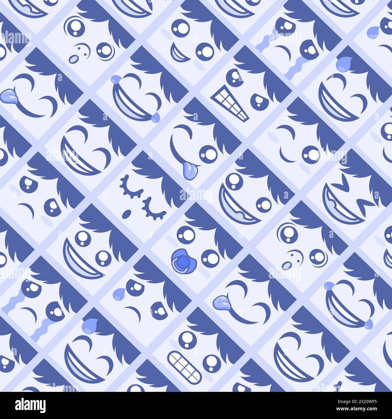 Composition faces Stock Vector Images - Alamy