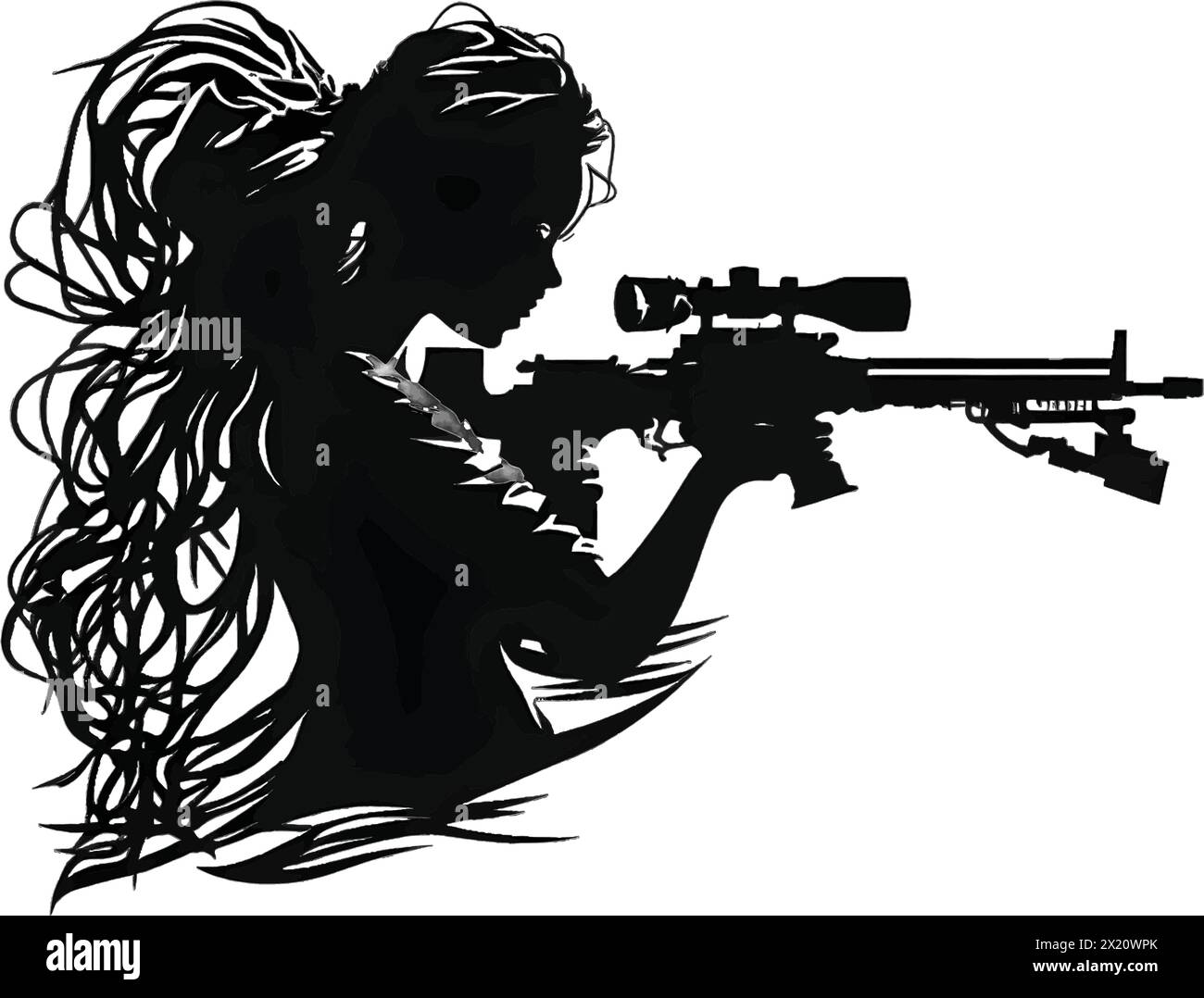 A sniper Stock Vector Images - Alamy